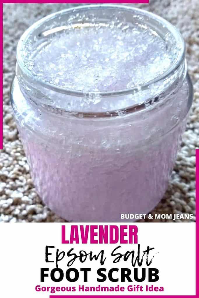Lavender Epsom Salt Foot Scrub Recipe - Soften Tough Feet