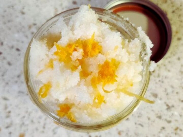 Lemon Sugar Hand Scrub Recipe - For Softer Hands