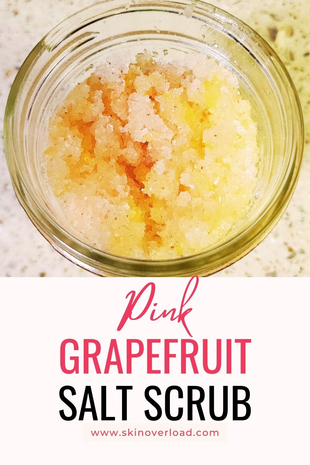 Pink Grapefruit Salt Scrub Recipe For Spa-like Skin Exfoliation - Skin ...
